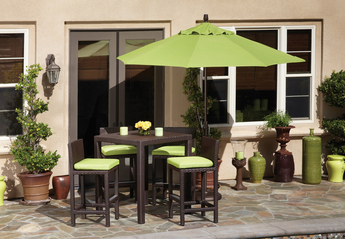 Shademaker Polaris 11'5 Crank Lift Offset Patio Umbrella (SMPOLARIS35S ...